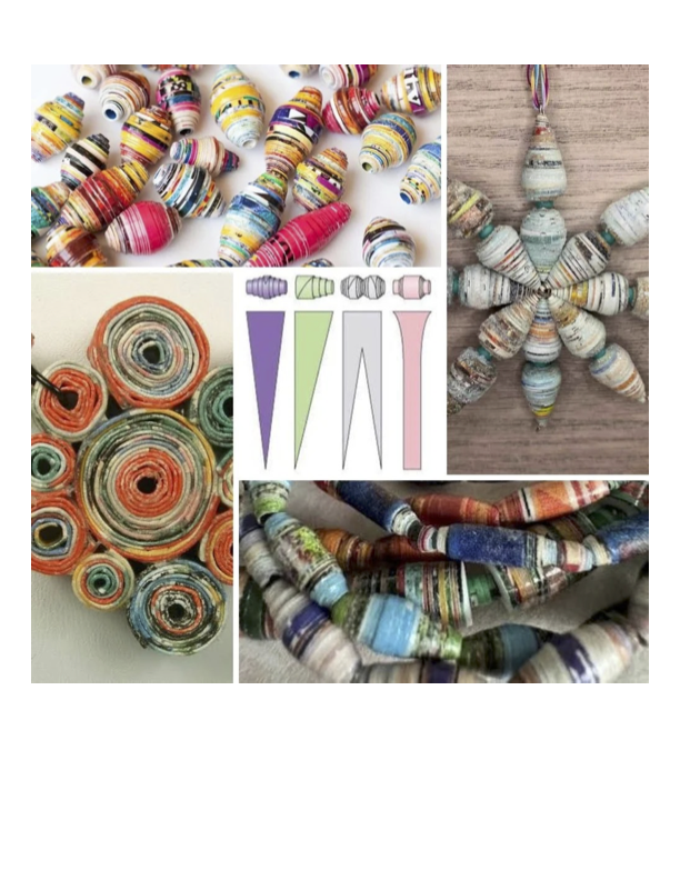 Let's Make Art: Paper Bead Making - The New Pine Plains Herald